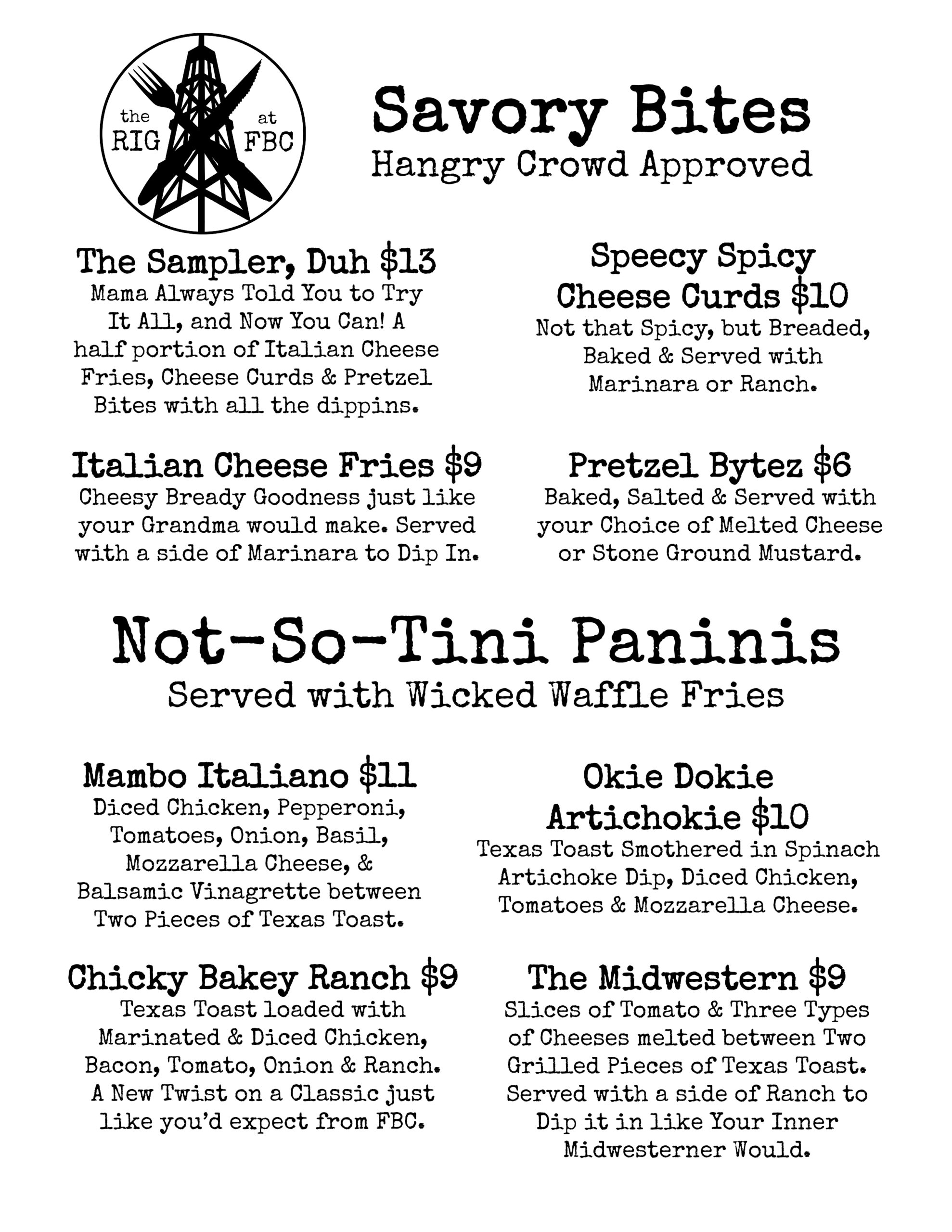 RIG MENU-back | Fremont360